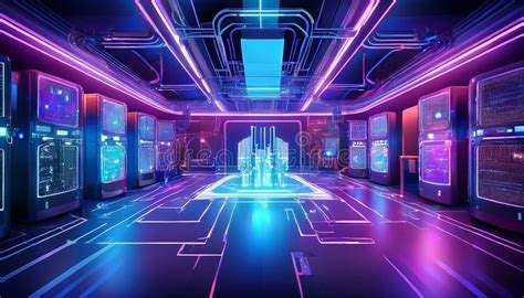 Quantum Computing Lab Illuminated By Advanced Superconducting Circuits