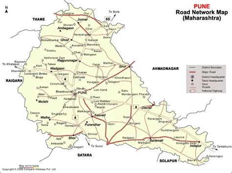 Map Of Pune •