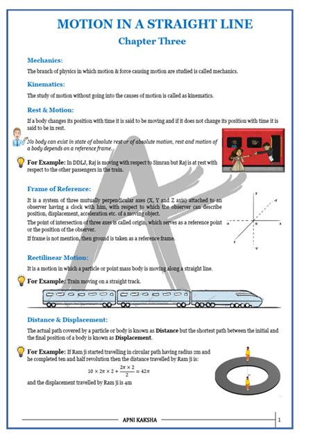 motion in 1d pdf speed velocity