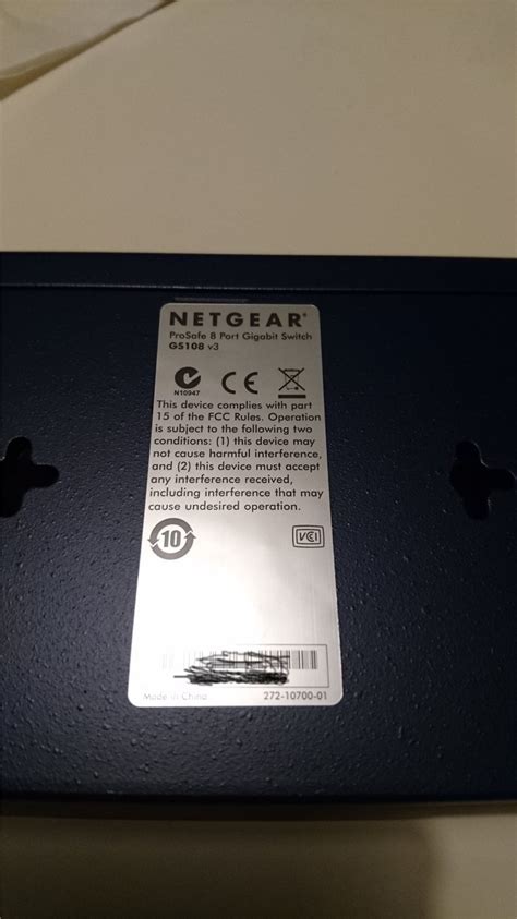 Netgear 8 Port Gigabit Ethernet Unmanaged Switch Gs108 Desktop And Prosafe Lifetime Protection
