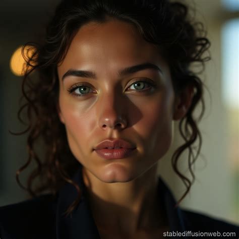 Female Model Face Focus Stable Diffusion Online