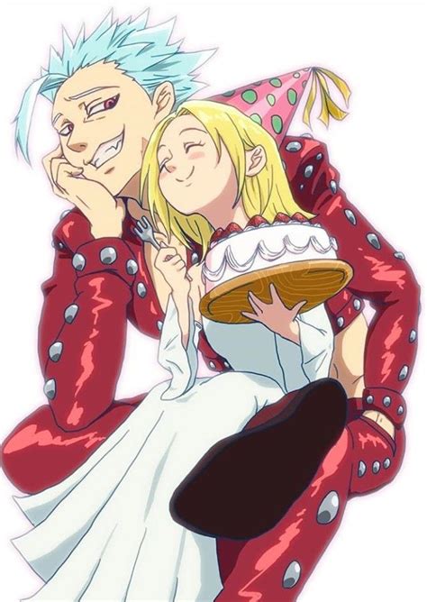 Ban X Elaine Seven Deadly Sins Nanatsu No Taizai Seven Deadly Sins Anime Anime Anime Couples