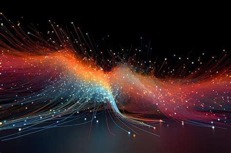 Premium Ai Image Abstract Image Of Highspeed Data Transfer Visualization