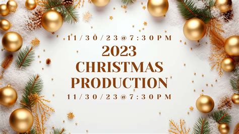 2023 Christmas Production Christmas In The City Youtube