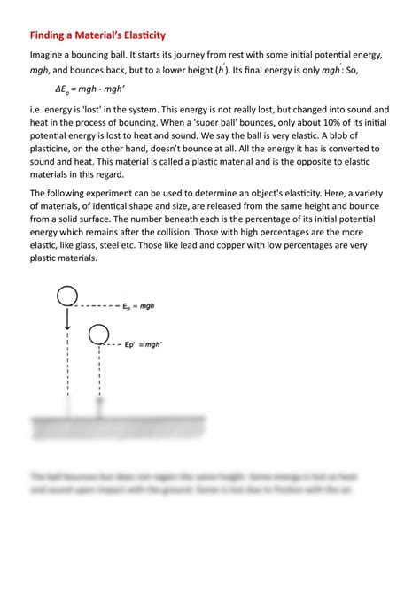 Elasticity Physics Year 11 Sace Thinkswap