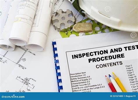 Inspection And Test Procedure Royalty Free Stock Image Cartoondealer