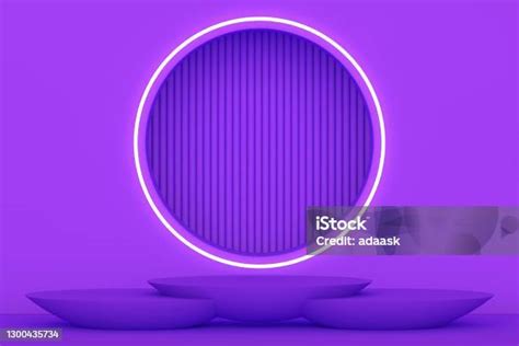 보라색 연단과 최소한의 추상적 배경 3d 렌더링 기하학적 모양 현대 웹 사이트에서 상을위한 무대 빈 제품 스탠드 배경 주제에 대한 스톡 사진 및 기타 이미지 Istock