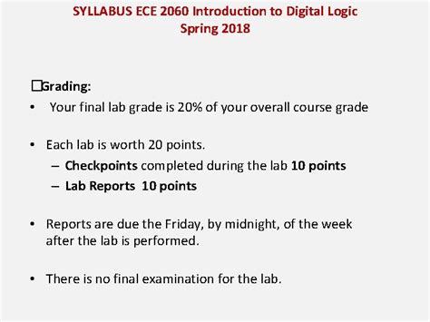 ECE Introduction Digital Logic Laboratories Gregg Chapman