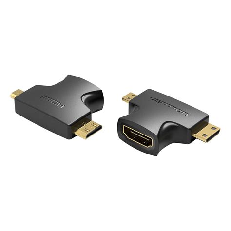 2 In 1 Mini And Micro Hdmi To Hdmi Adapter Vention