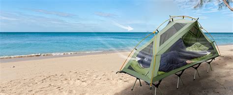 Night Cat Camping Cot Tent Waterproof 1 Person Off Ground
