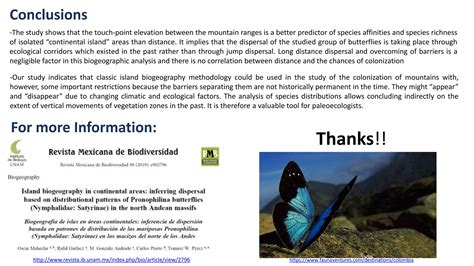 Island Biogeography In Continental Areas Inferring Dispersal Based On Distributional Patterns