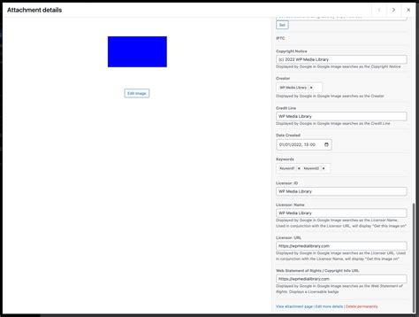 Editing Iptc Metadata Media Library Organizer