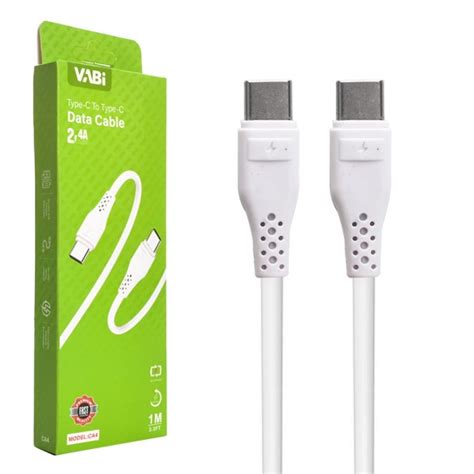 کابل تایپ سی به تایپ سی Type C To Type C وابی Vabi فروشگاه اسمارت استور