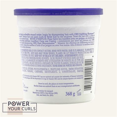 Ors Lock And Twist Gel Power Your Curls
