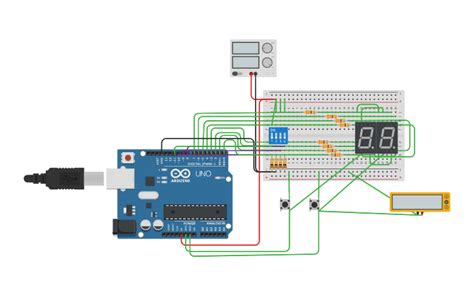 Circuit Design Actividad Arduino 4 Tinkercad