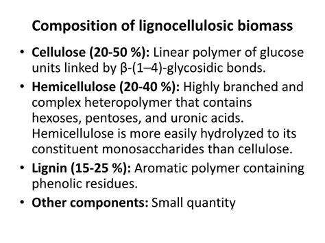PPT Bioethanol Production From Lignocellulosic Biomass PowerPoint Presentation ID
