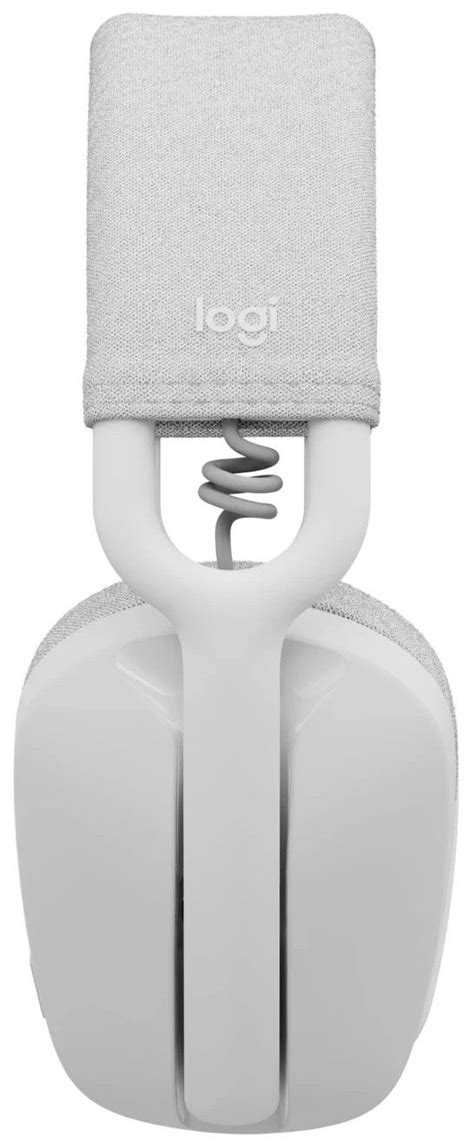 Безжични слушалки с микрофон Logitech Zone Vibe 100 бели сиви Ozone Bg