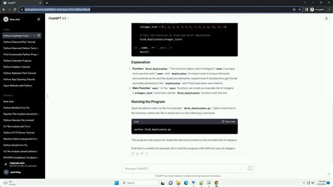 python program to print duplicates from a list of integers youtube