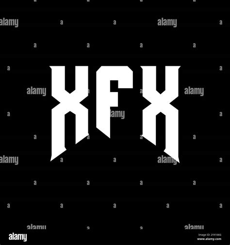 Xfx Letter Logo Design For Technology Company Xfx Logo Design Black And White Color Combination