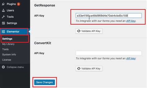 How To Integrate Elementor Form To Getresponse