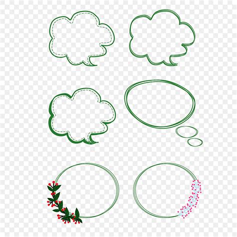 Simple Small Fresh Hand Painted Decorative Border Text Box Vector Elements Frame Vector