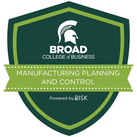 Manufacturing Planning And Control Credly