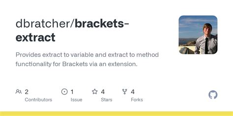 Github Dbratcherbrackets Extract Provides Extract To Variable And Extract To Method