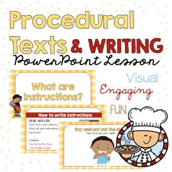 Free Writing Procedural Text TPT