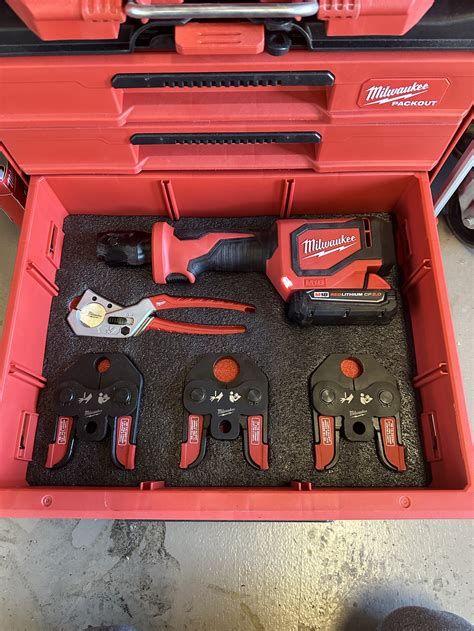 Kaizen Foam Insert Milwaukee Packout 8435 M12 Propex 2432 2532 Tool Storage [kaizen Foam