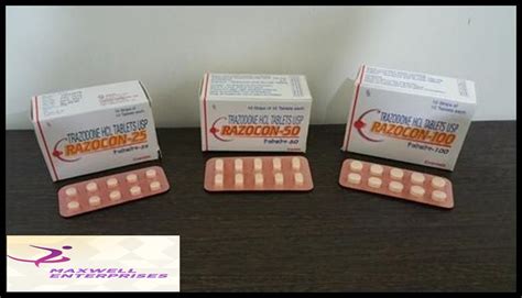 Trazodone 50 Mg Tablet Prescription Treatment Depression At Best Price In Nagpur
