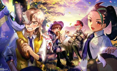 Sylveon Nemona Florian Arven Lycanroc And More Pokemon And More Drawn By Asada Sadao