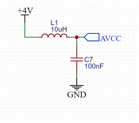 Фильтр на вход Avcc Atmega 328 Аппаратные вопросы
