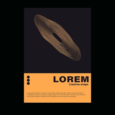 Premium Vector Meta Modern Aesthetics Of Swiss Design Poster Layout