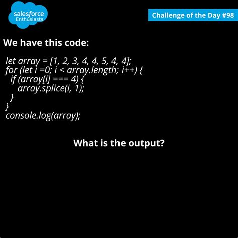 Challenge Of The Day 24 On Linkedin Salesforce Challengeoftheday