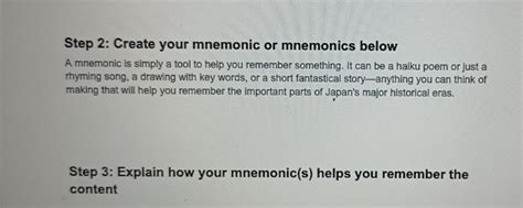 Step 2 Create Your Mnemonic Or Mnemonics Below A Mnemonic Is Simply A