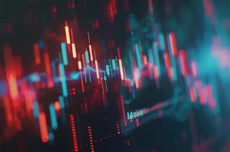 Premium Photo Online Trading Chart For Crypto Currency Price Analysis