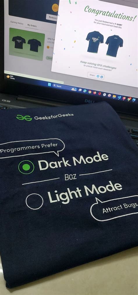 Prachi Chhatrola On Linkedin Gfg Potd Rewards Gfgtshirt Gfg Consistency Geeksforgeeks Dsa
