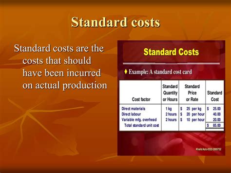 cost mangement basic concepts ppt