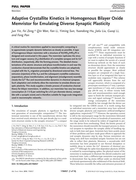 Pdf Adaptive Crystallite Kinetics In Homogenous Bilayer Oxide