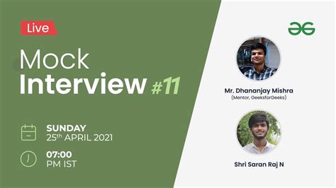 Live Mock Interview Technical Round Dsa Based Questions