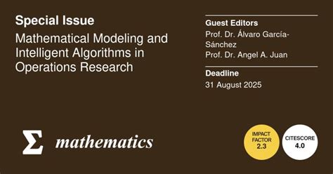 mathematics mdpi on linkedin mathematical modeling intelligent