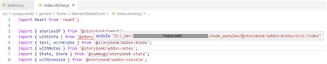 Unable To Resolve Path To Module Storybookaddon Info · Issue 8324