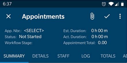 Acumatica Mobile Application Adding Tabs Grids