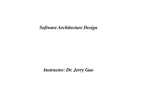Ppt Software Architecture Design Powerpoint Presentation Free