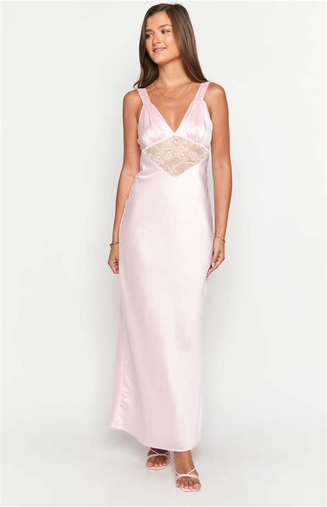 Nolan Light Pink Maxi Dress Beginning Boutique