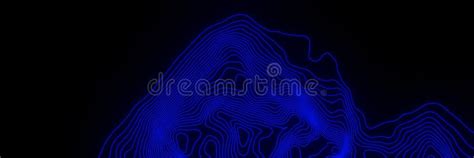 Topographic Terrain Contour Line Map Stock Illustration Illustration Of Dark Data 275798518