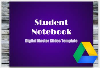 Babe Interactive Notebook Master Editable Digital Google Slides Template
