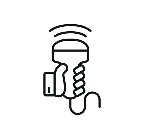 Ultrasonic Device Icon Outline Ultrasonic Device Vector Icon For Web