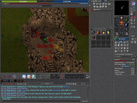 Eng Esp Tibia Hunting Forest Fury For Its Elven Hoofcreature Product Tibia Cazando