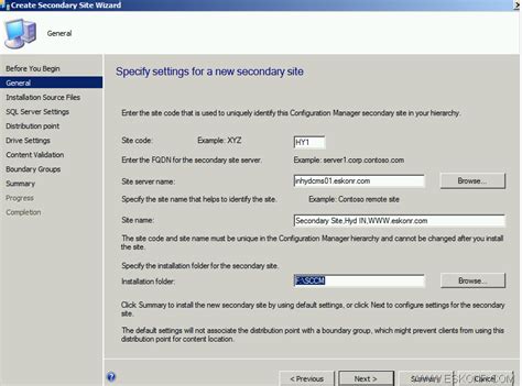 Install SCCM Configmgr 2012 Secondary Site Step By Step With